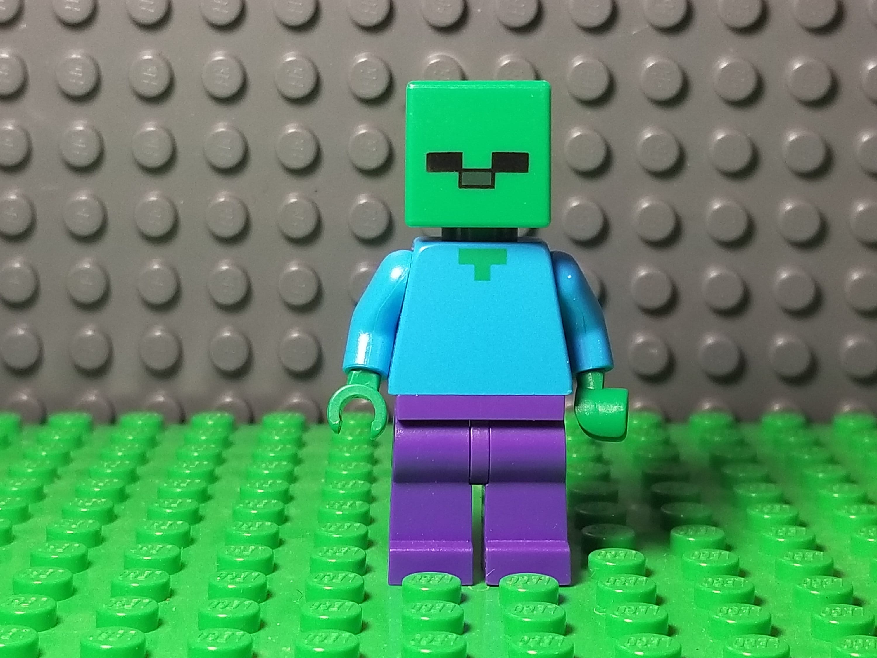 LEGO® Minecraft Zombie LEGO® Minifigure LEGO® Minifig - Etsy Australia