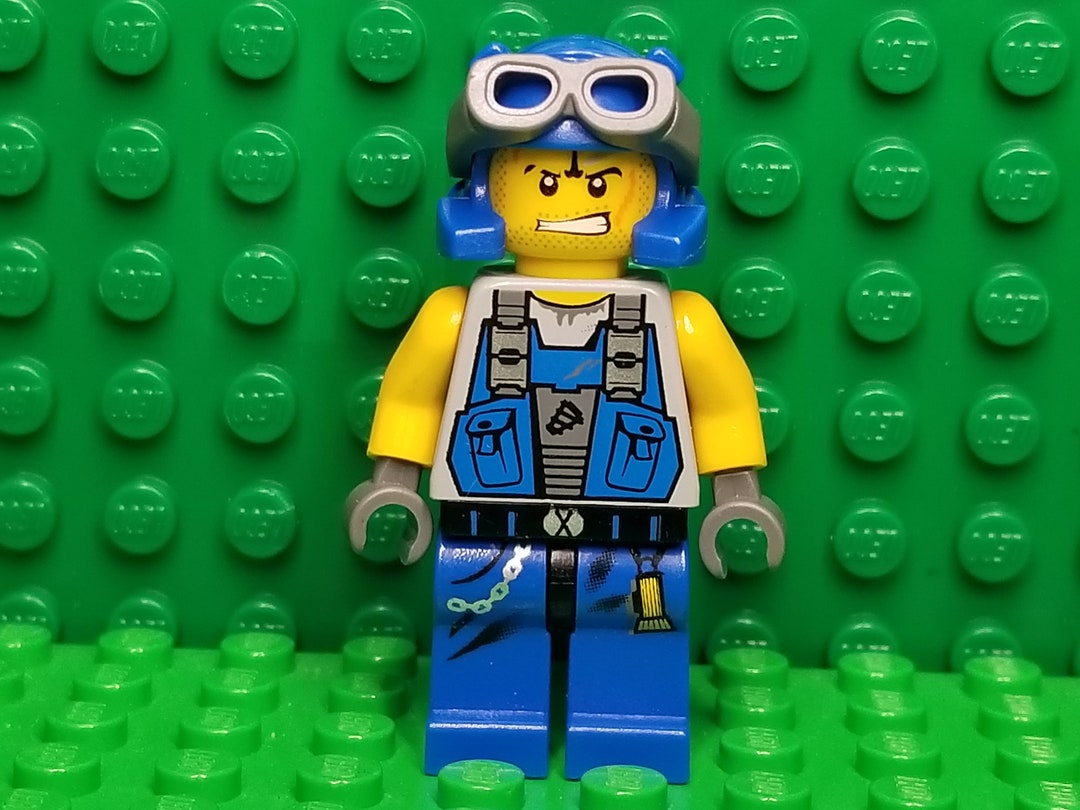LEGO® Power Miners Orange Scar Rex, Minifigure, LEGO® Minifig, LEGO ...