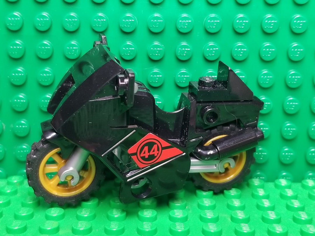 LEGO® City Bike Motorcycle Black, Minifigure, Minifig, LEGO® - Etsy