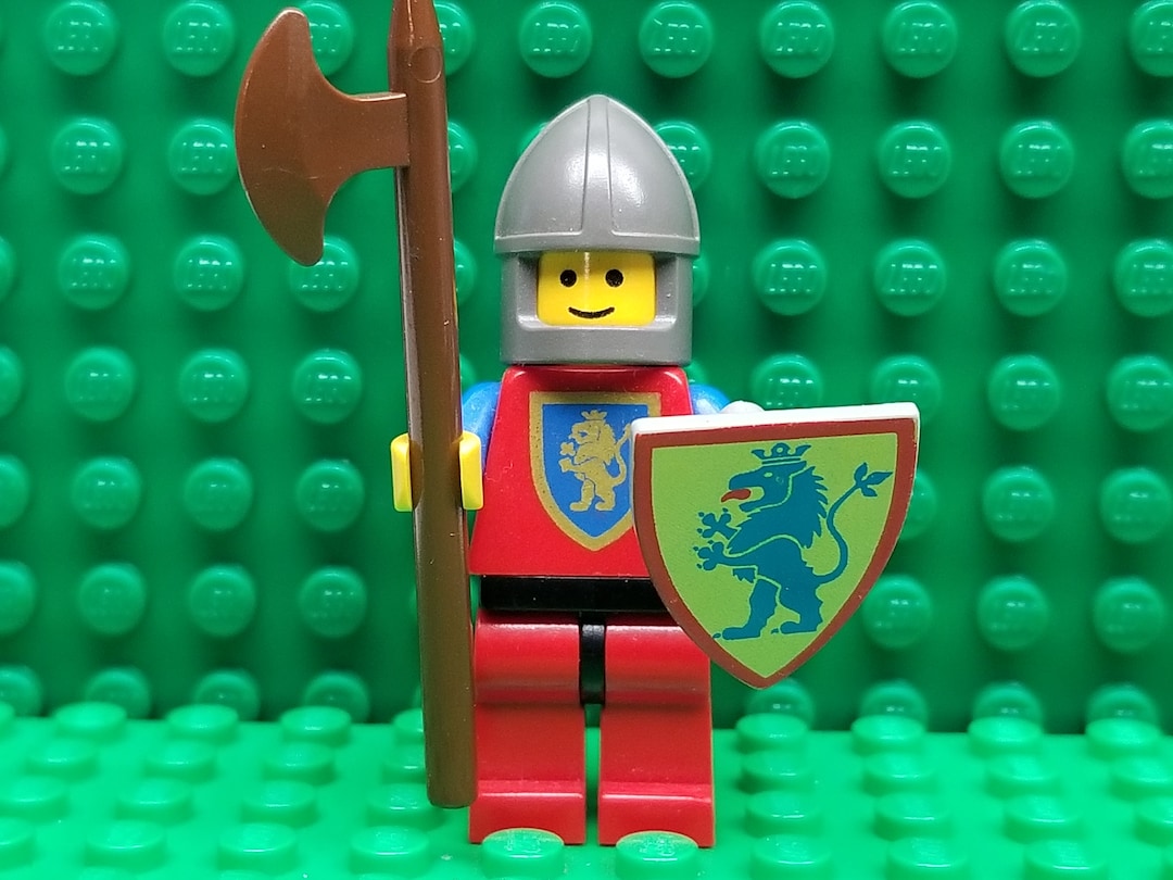 LEGO® Castle Vintage Crusaders Crusader Lion Red Legs With - Etsy