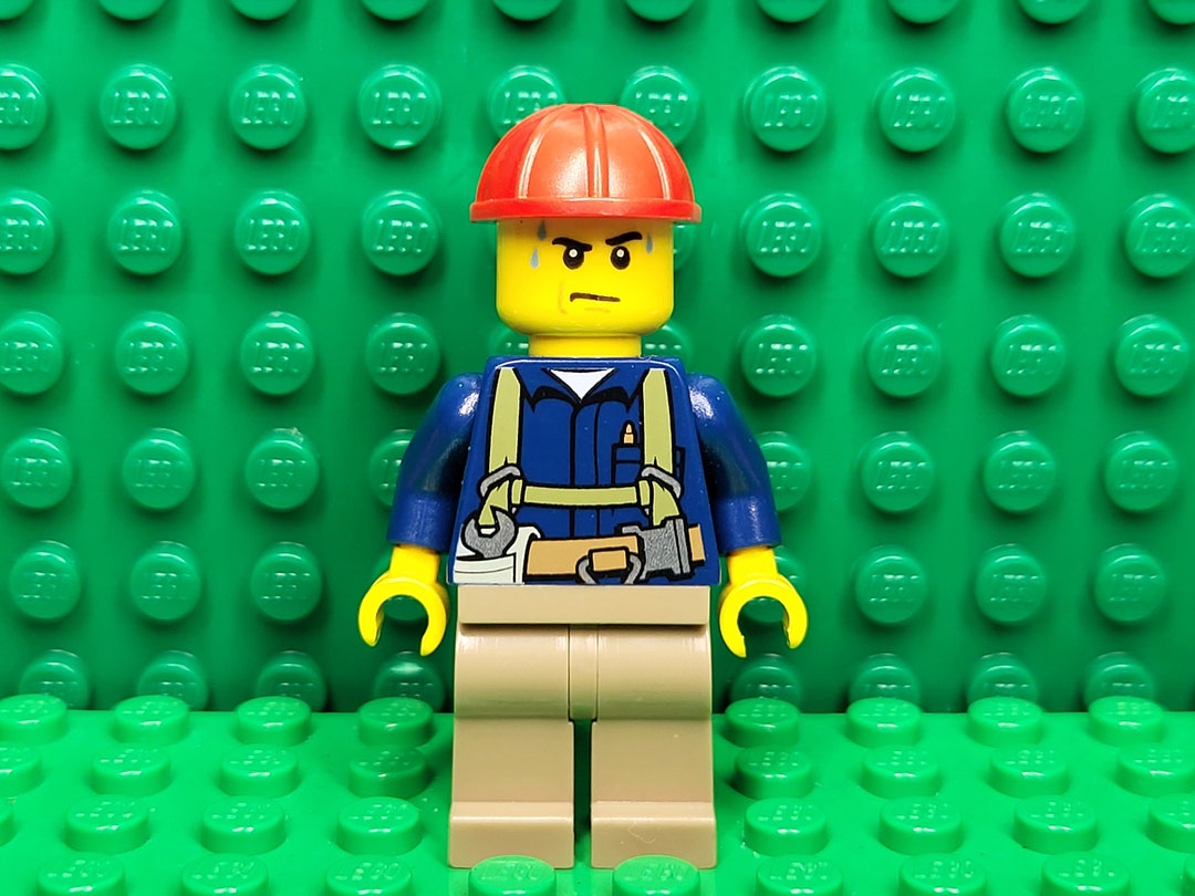 LEGO® City Construction Guy Foreman Engineer, LEGO® Minifigure, LEGO ...