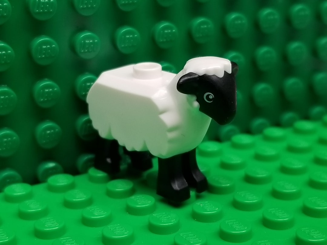 LEGO® Animals Black and White Sheep, LEGO® Minifigure, LEGO® Minifig - Etsy