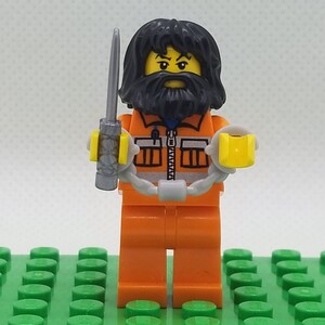 LEGO® Custom Serial Killer Charles Manson in Prison Jumpsuit | Etsy