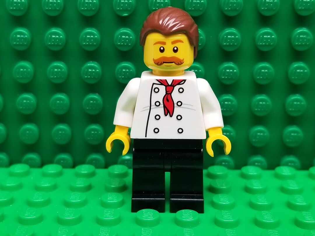LEGO® City Town Chef, LEGO® Minifigure, LEGO® Minifig, People - Etsy