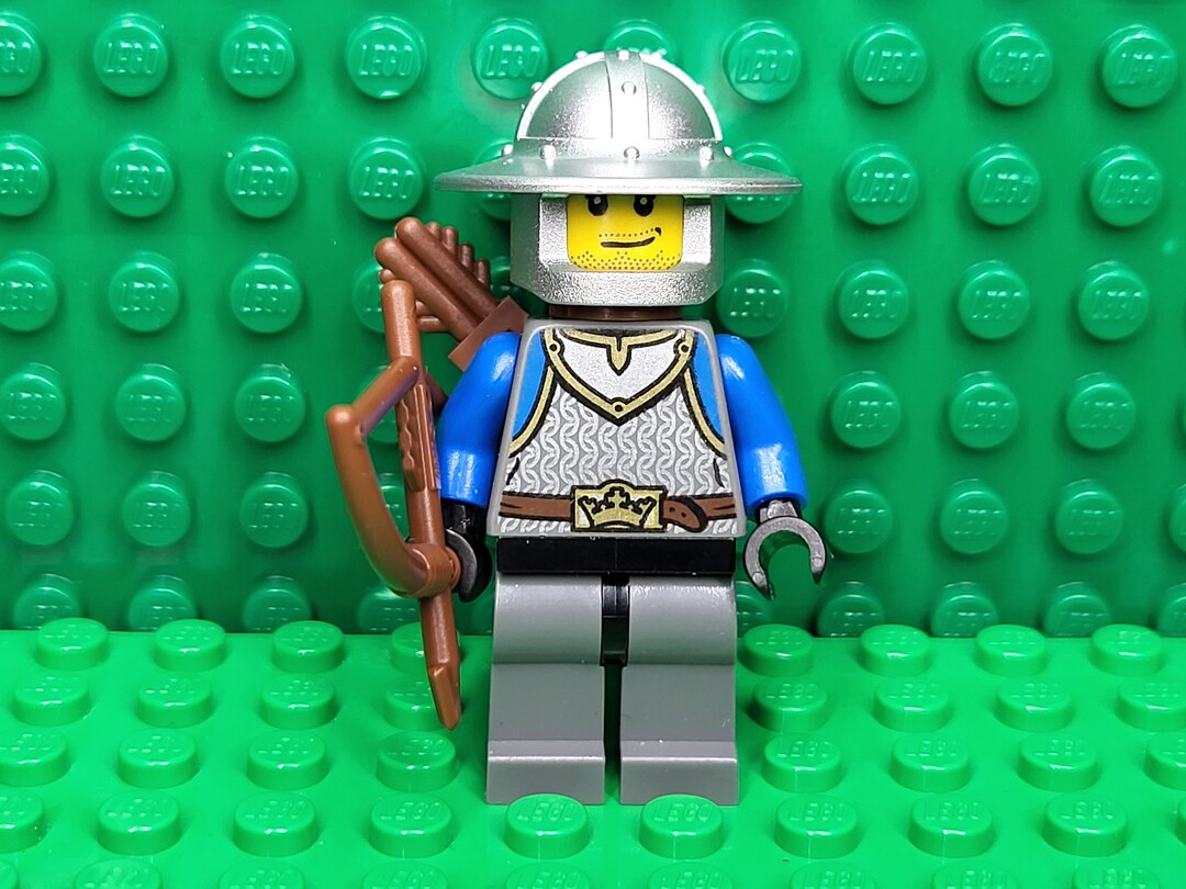 LEGO® Minifigure Castle King's Knight Archer Scale Mail With Bow and ...