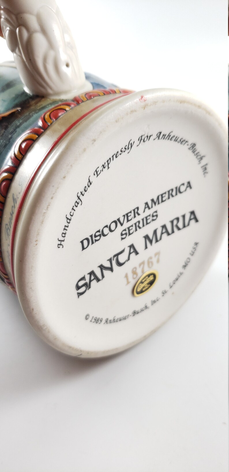 Budweiser Santa Maria Stein Discovery America Series | Etsy