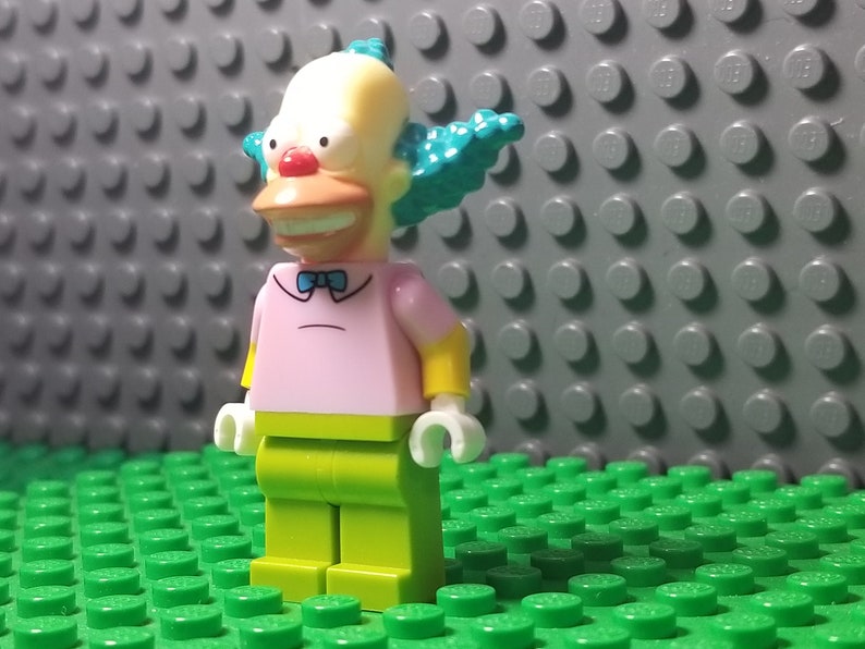 LEGO® Collectible Minifigures The Simpsons Krusty The Clown | Etsy