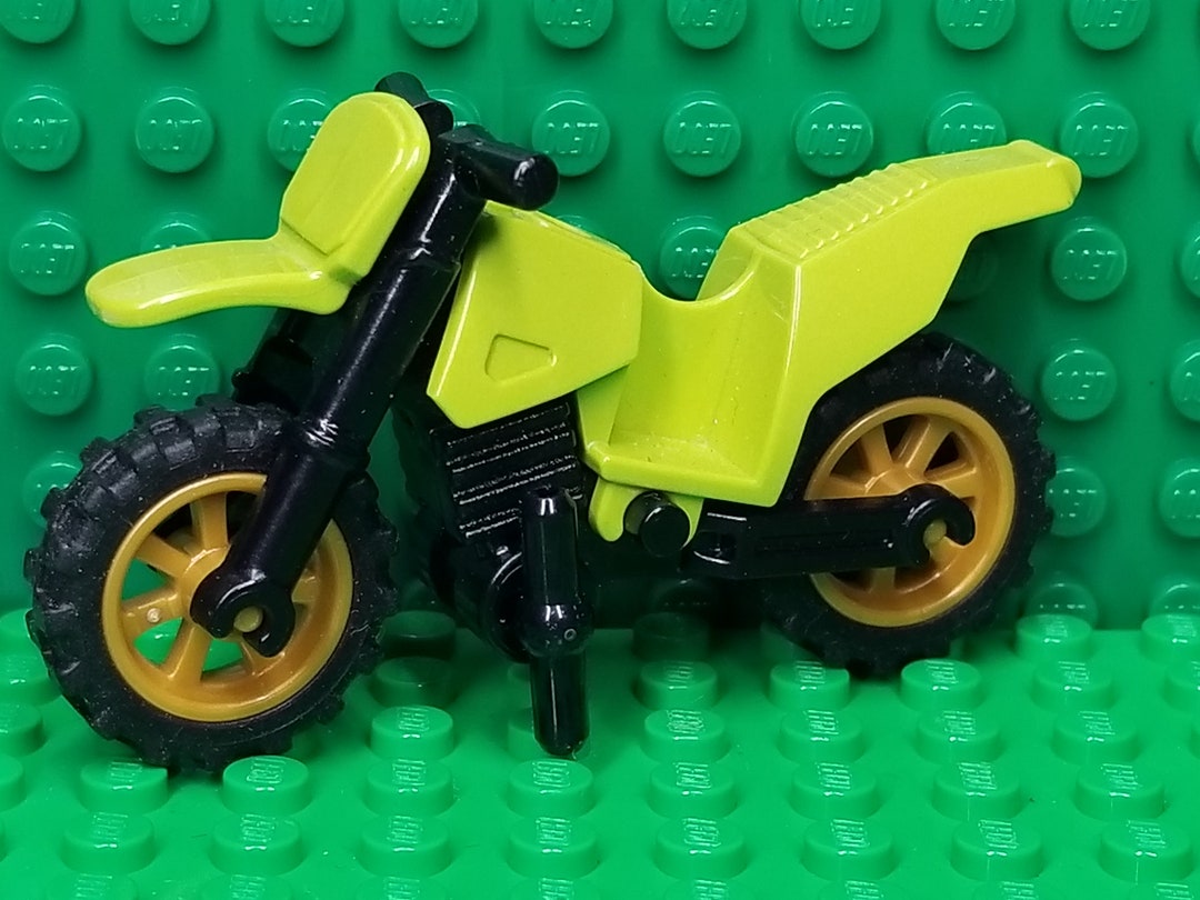LEGO® City Dirt Bike Motorcycle Lime Green, LEGO® Minifigure, LEGO ...