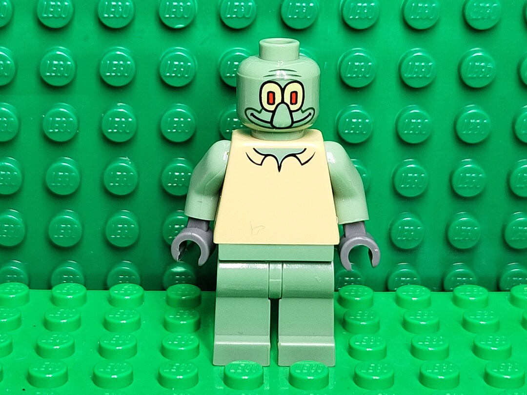 LEGO® Spongebob Squarepants Squidward With Smaller Head - Etsy
