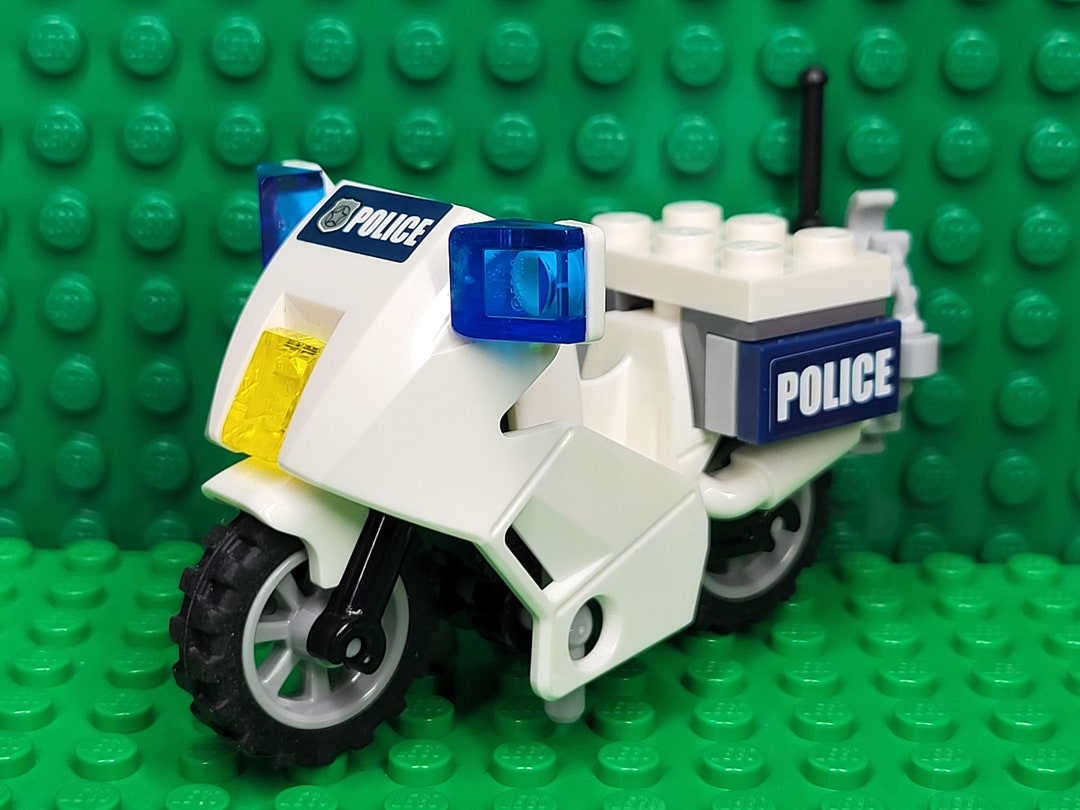 LEGO® City Police Bike Motorcycle, LEGO® Minifigure, LEGO® Minifig - Etsy