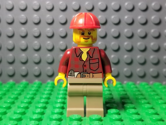 LEGO® City Construction Guy LEGO® Minifigure LEGO® Minifig | Etsy