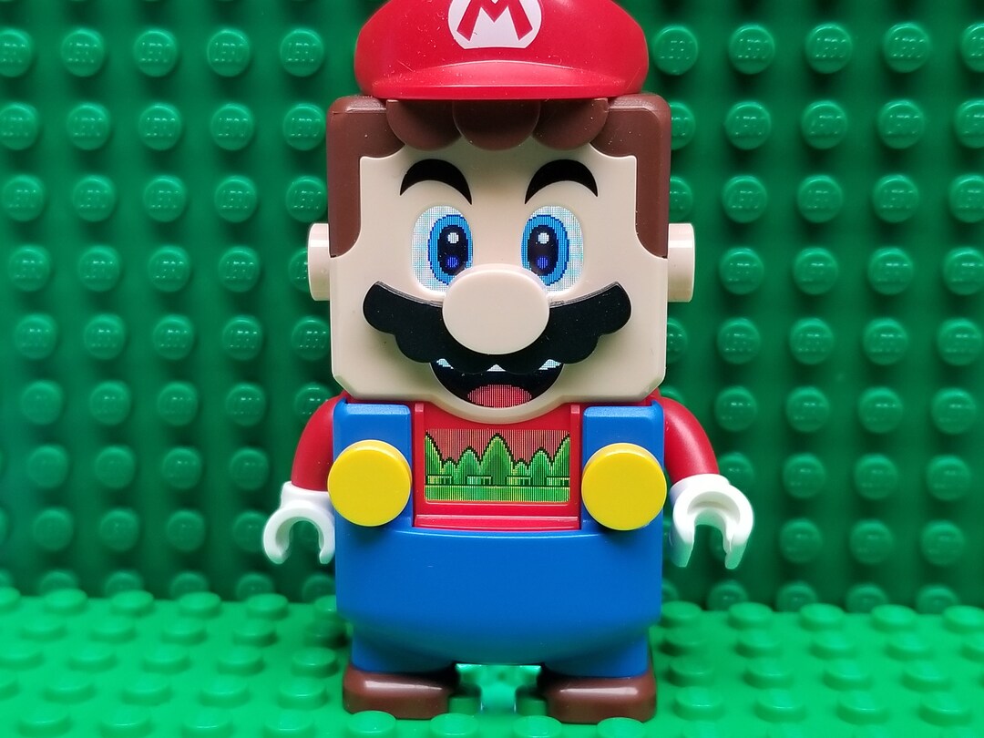 LEGO® Super Mario Mario Minifigure, LEGO® Minifig, LEGO® People - Etsy