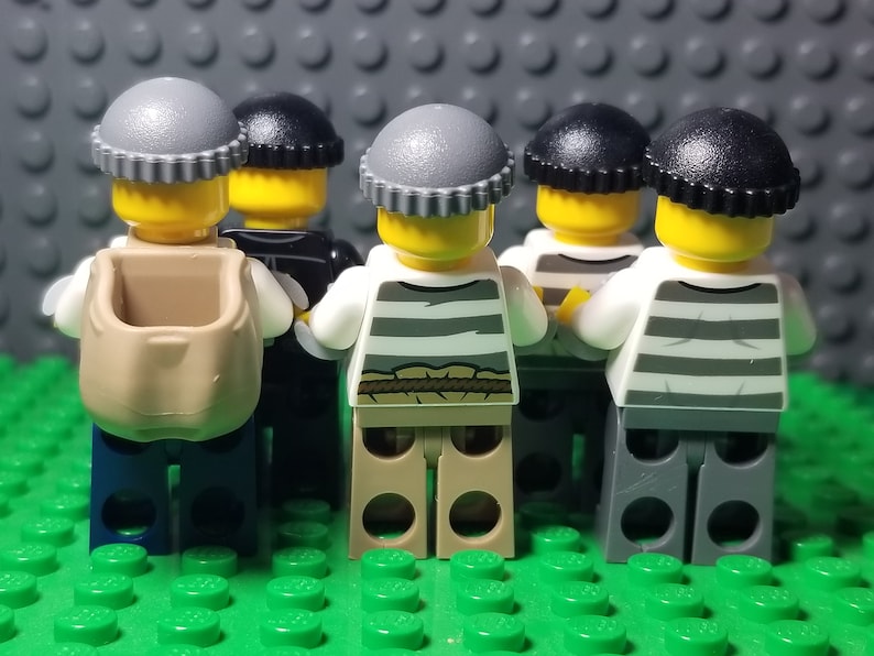 LEGO® Criminal Crook Bad Guy Prisoner 2 Pack, LEGO® Minifigure, LEGO ...