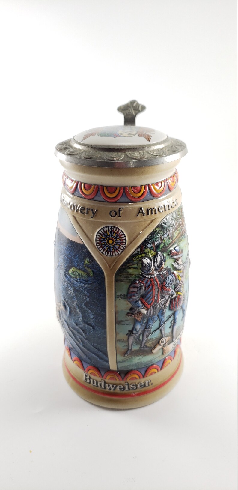 Budweiser Santa Maria Stein Discovery America Series - Etsy