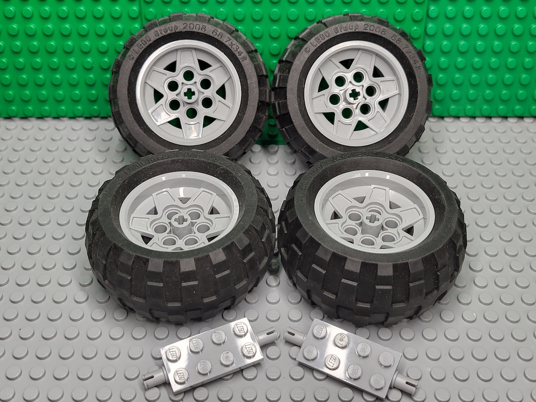 LEGO® Car Vehicle Builder Pack 68.7x34r Tires 4-pack, Offroad ...