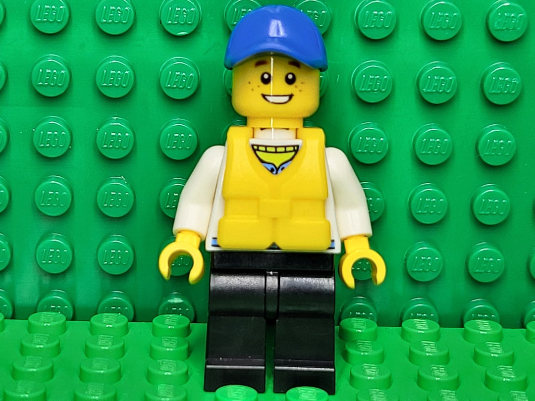 LEGO® Town City Boat Passenger Rafter, LEGO® Minifigure, LEGO® Minifig ...