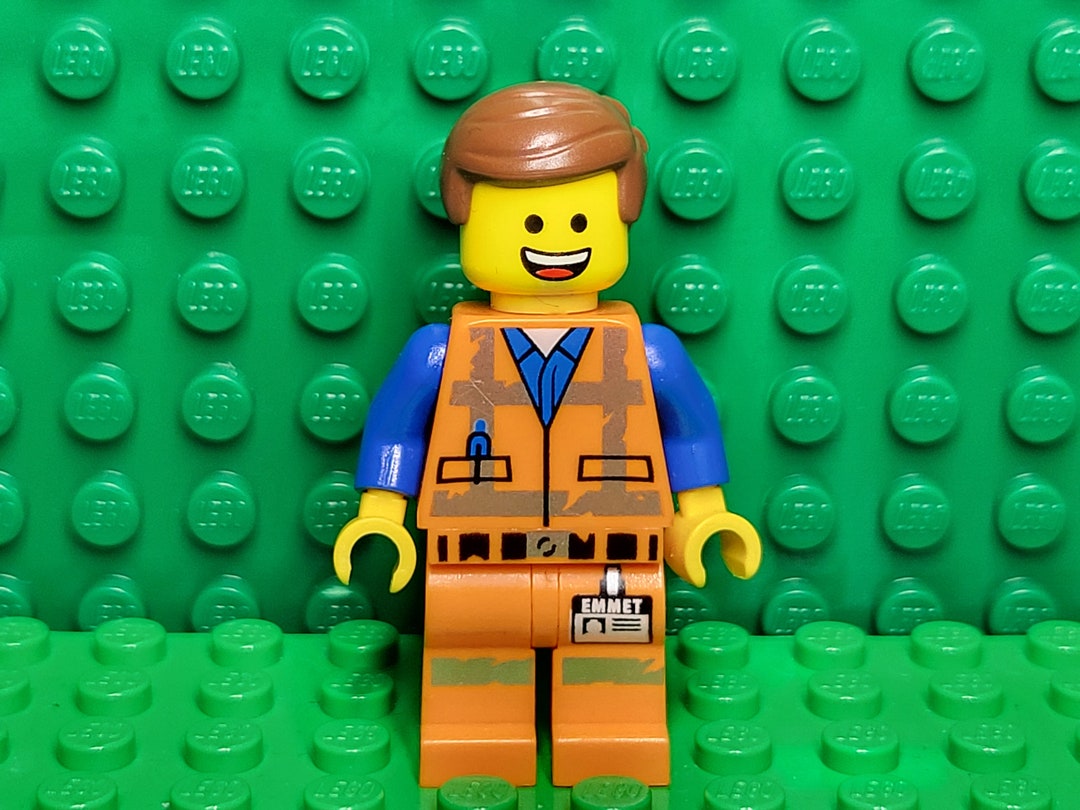 LEGO® Movie Emmet Open Mouth Smile, LEGO® Minifigure, LEGO® Minifig - Etsy