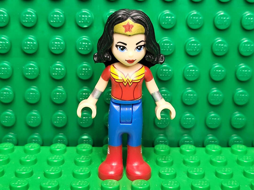 LEGO® DC Super Hero Girls Wonder Woman, Minifigure, Minifig, LEGO® - Etsy