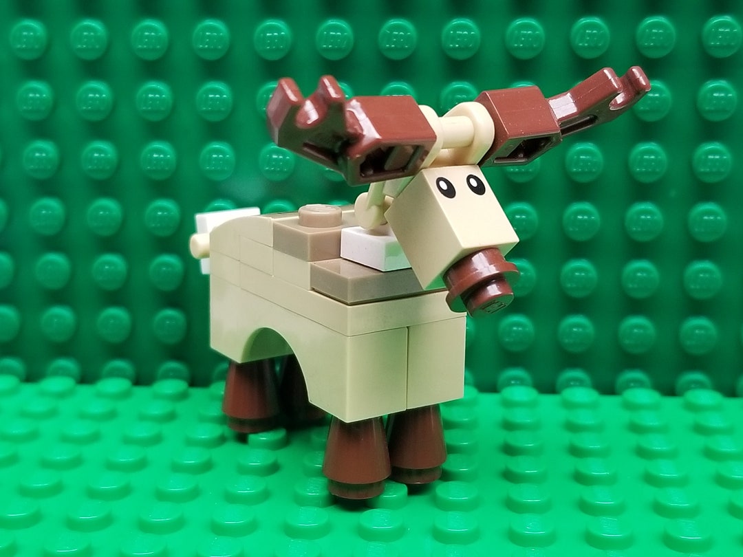 LEGO® Animals Brick Built Reindeer, LEGO® Minifigure, LEGO® Minifig - Etsy
