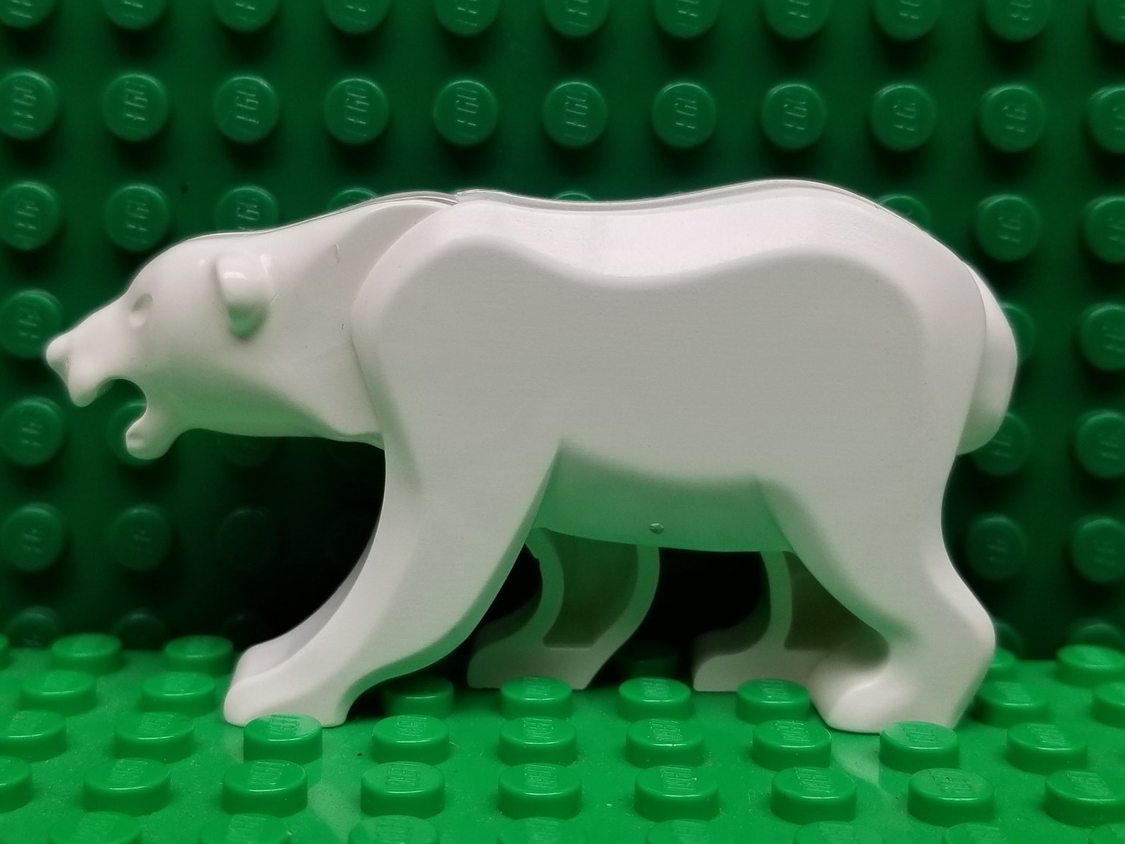 LEGO® Animals White Polar Bear Minifigure Minifig - Etsy
