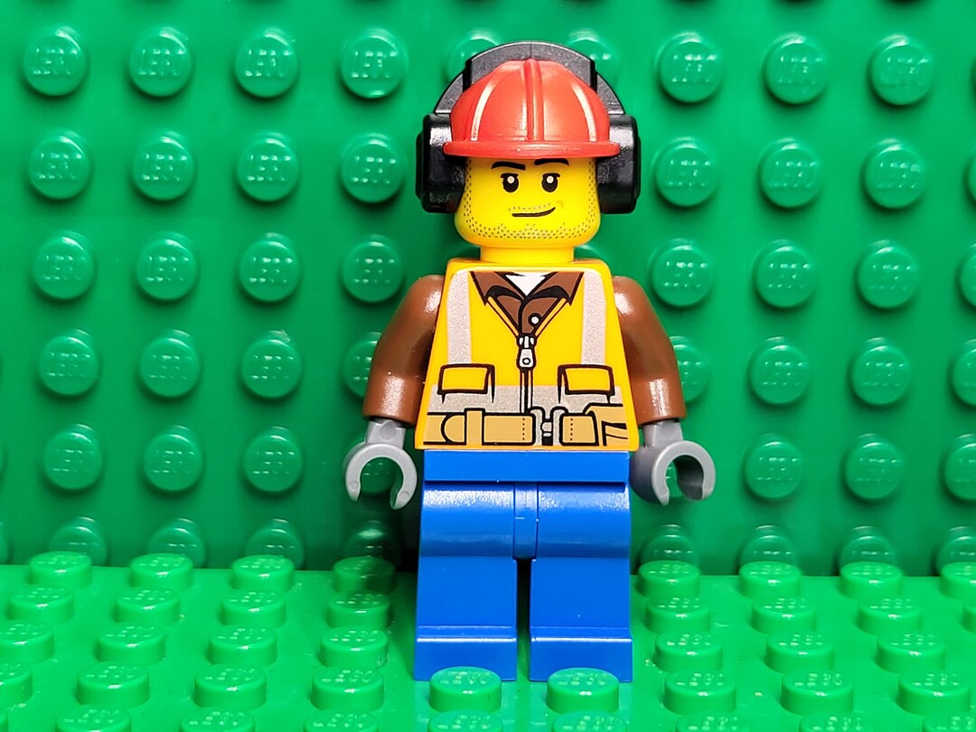 LEGO® City Construction Guy Foreman Engineer, LEGO® Minifigure, LEGO ...