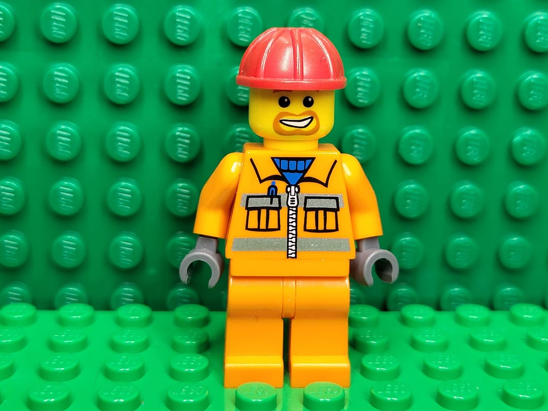 LEGO® City Construction Guy Foreman Engineer, LEGO® Minifigure, LEGO ...