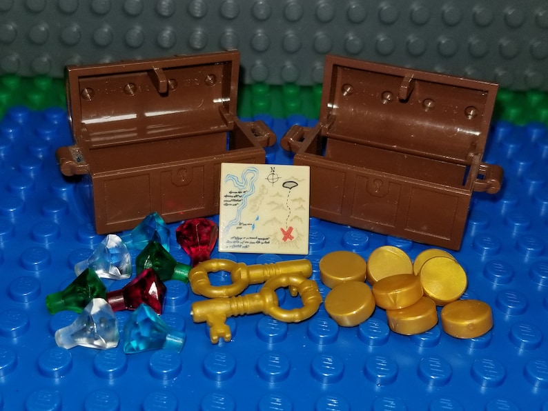LEGO® Pirate Treasure Bulk Pack Pirate Chest Diamond - Etsy