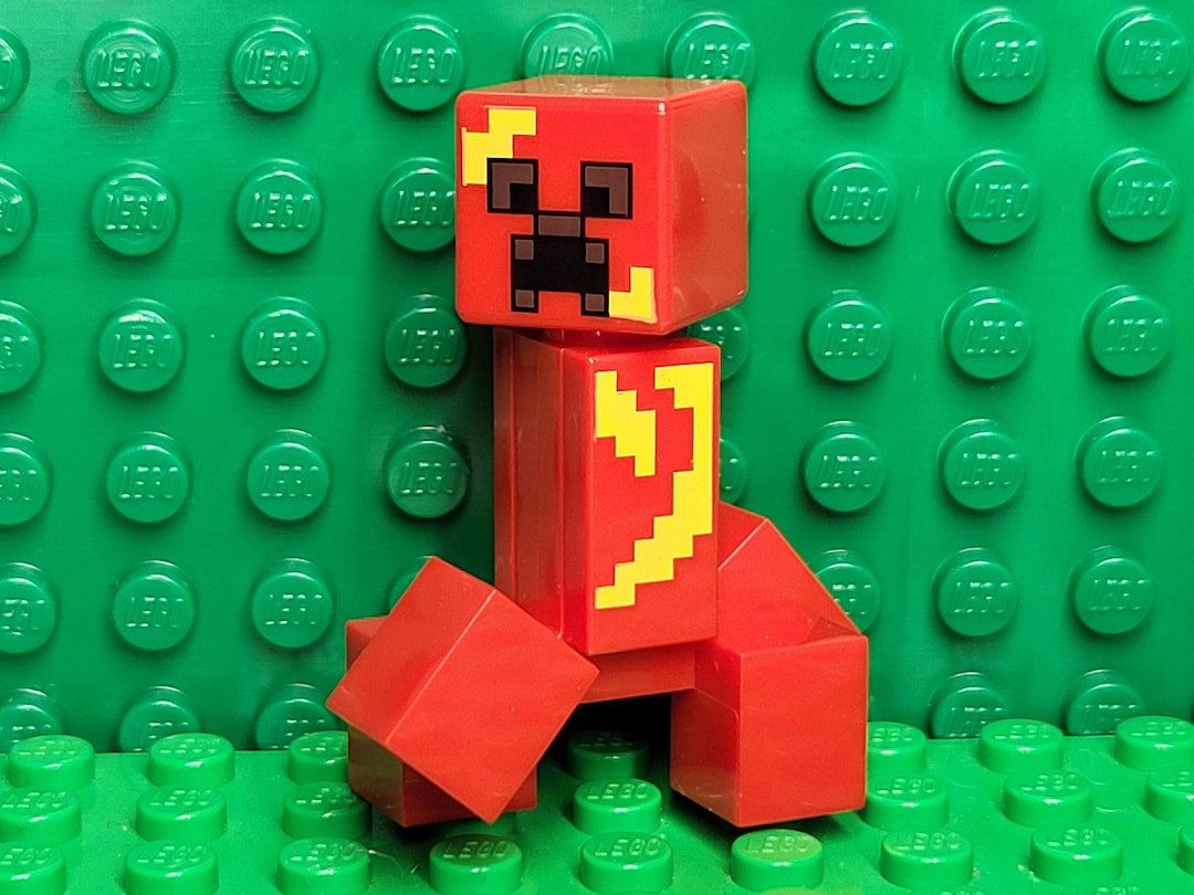 LEGO® Minecraft Exploding Creeper, LEGO® Minifigure, LEGO® Minifig - Etsy