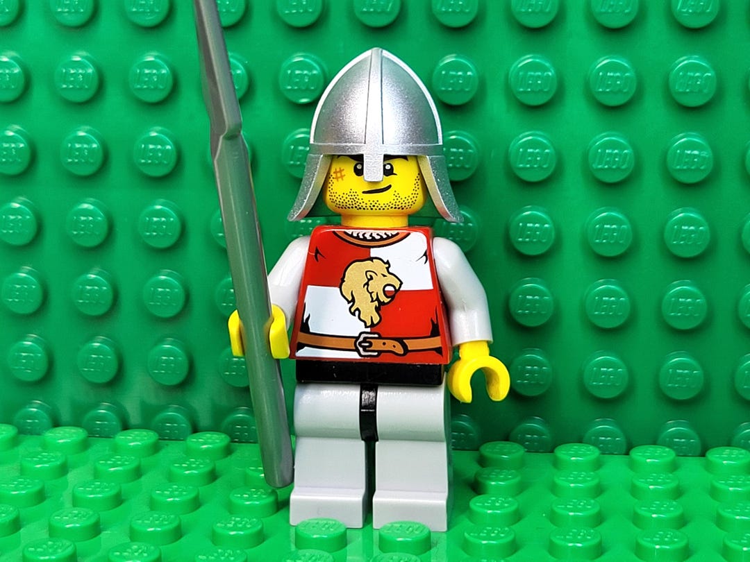 LEGO® Medieval Castle Fantasy Era Kingdoms Lion Knight With Spear, LEGO ...