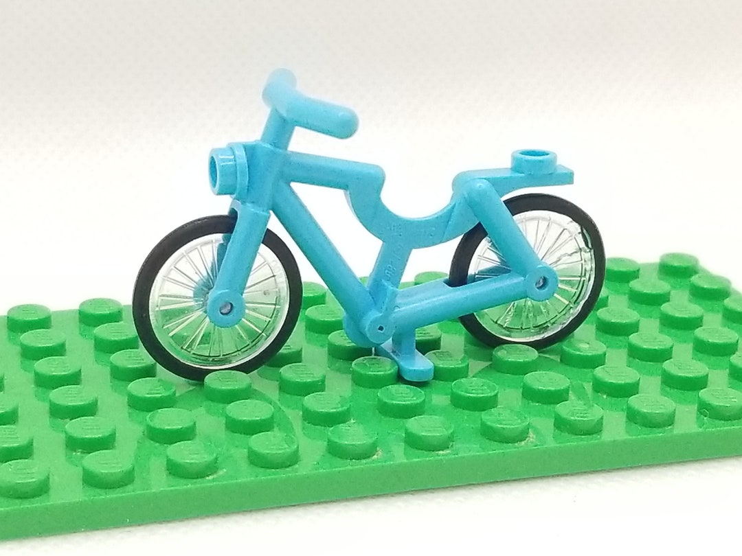 LEGO® Town Bike Bicycle Accessory Teal, Minifigure, Minifig, LEGO® - Etsy