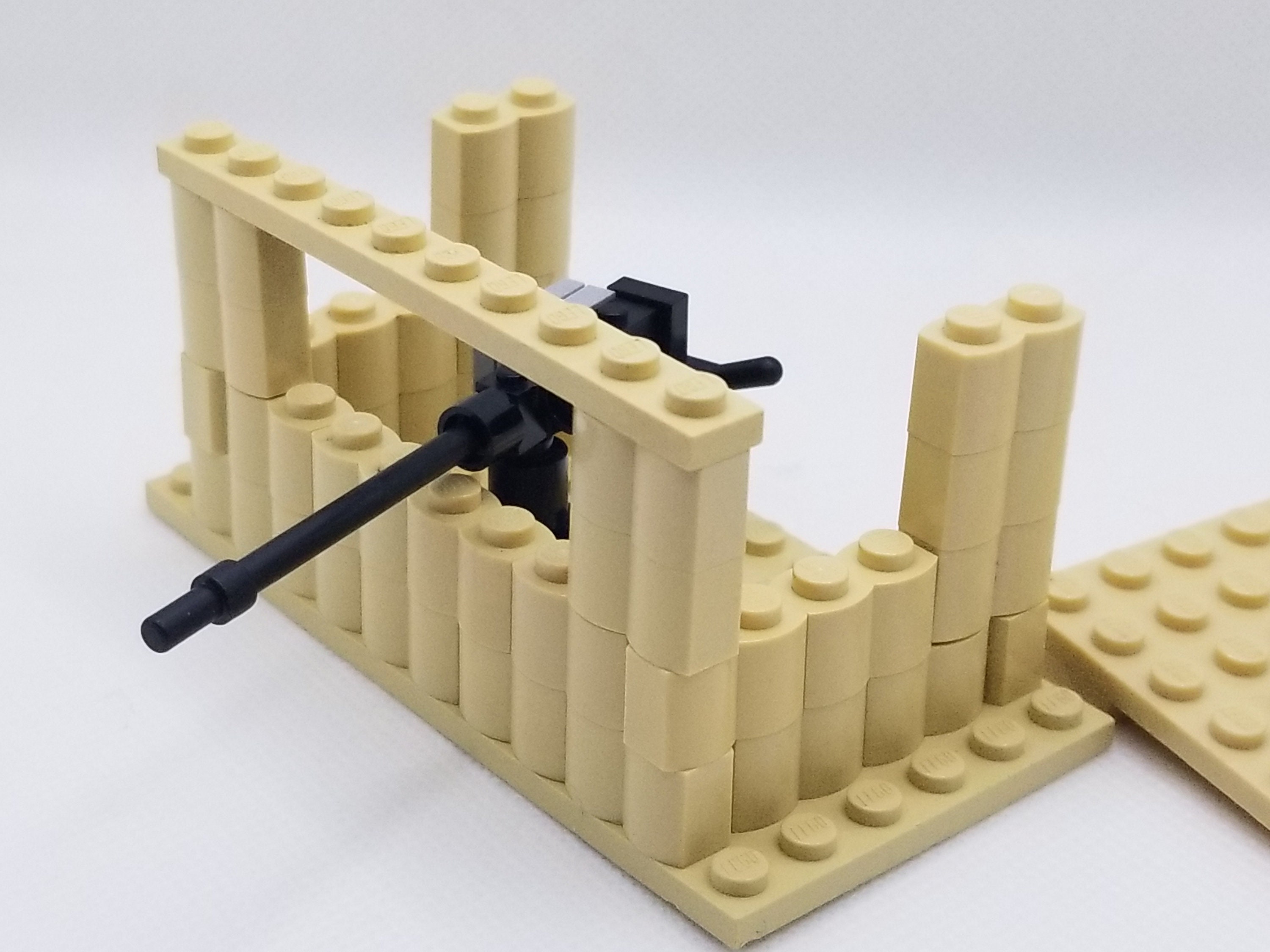 LEGO® Custom Military Sandbag Bunker with Heavy Machine Gun | Etsy