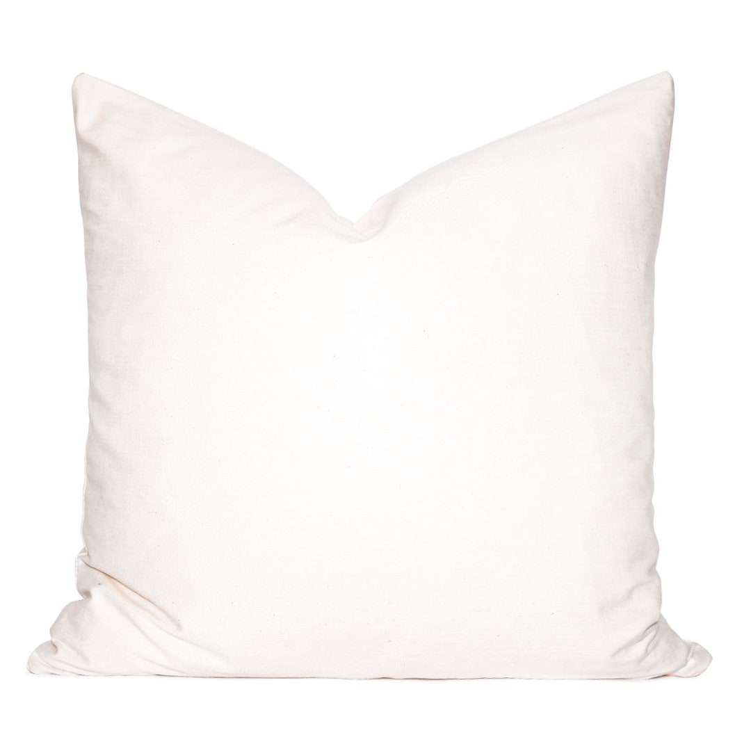 Natural Ivory White Decorative Pillow Neutral Couch Sofa Pillow Down ...