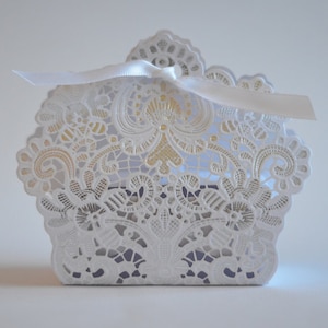 Lace Favour Box - Etsy