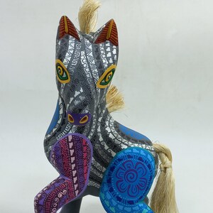 11" Large ALEBRIJE Wood Carving, Colorful Folk Art, Hand Painted ...