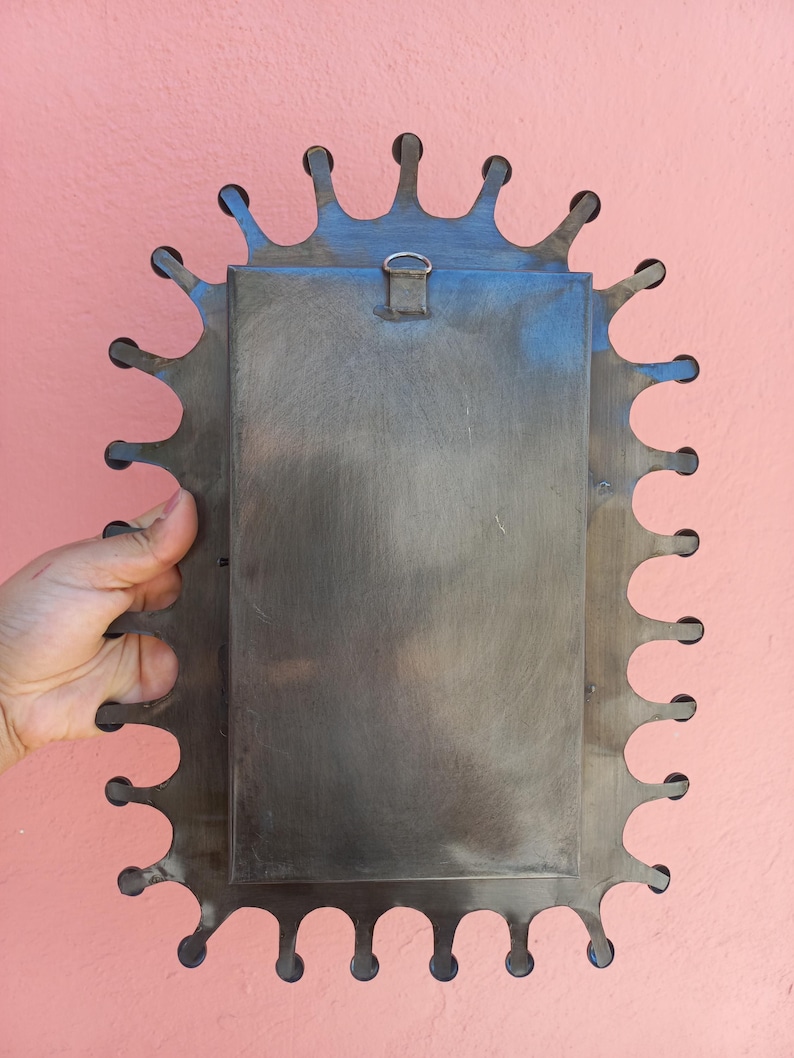 TIN NICHO 14 Inch Tall, Punched Tin, Handmade in Mexico, Mexican ...