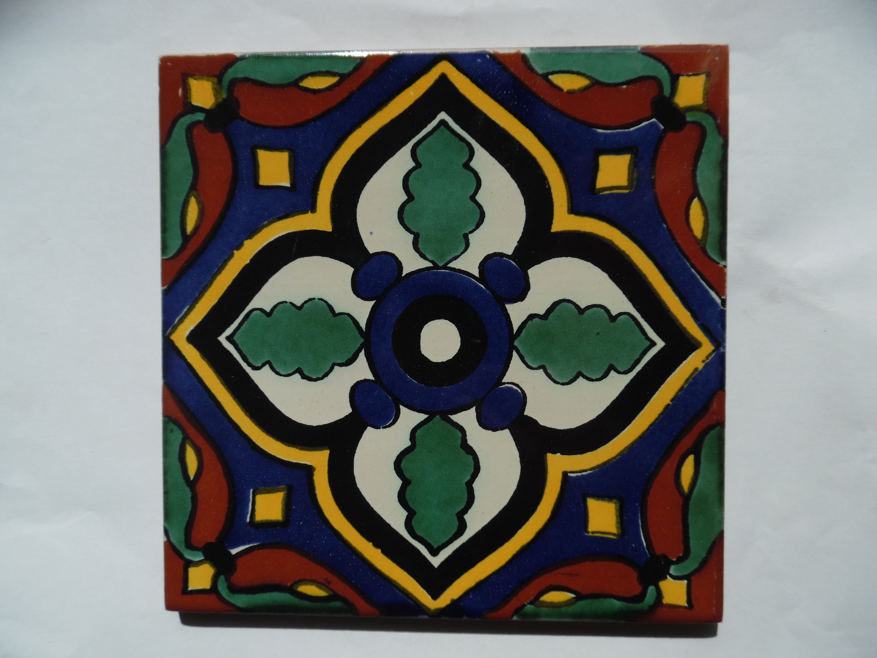 150 CERAMIC TILES Assorted Designs Mexican Tile Handmade Talavera ...