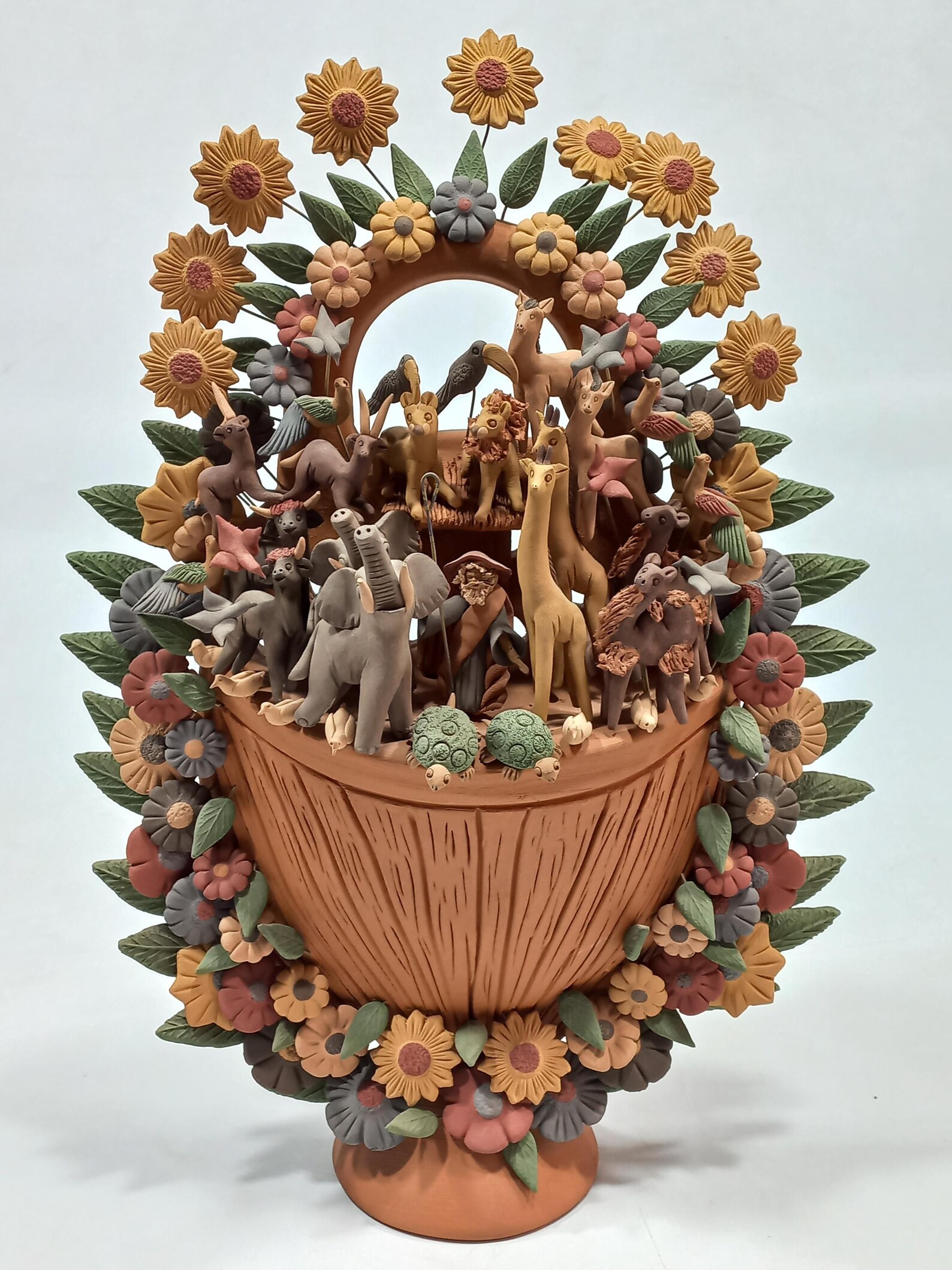 CLAY TREE of LIFE, 100% Handmade, Colorful Mexican Folk Art - Etsy