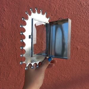 TIN NICHO 7 Inch Tall, Punched Tin, Handmade in Mexico, Mexican ...