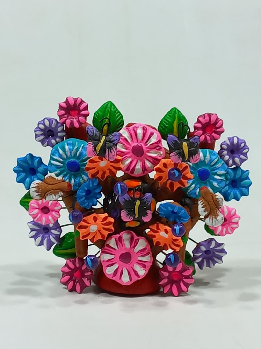 CLAY TREE of LIFE, 100% Handmade, Colorful Mexican Folk Art - Etsy