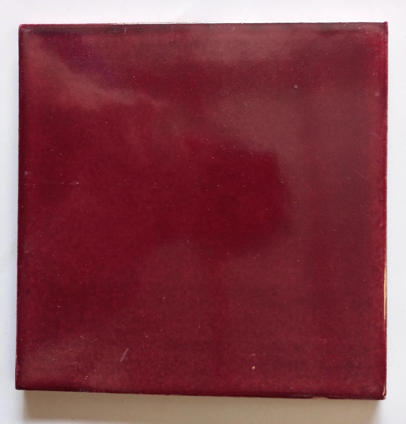 20 MIXED SOLID COLORS 6" Assorted Colors Mexican Ceramic Tile Handmade ...