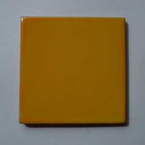 100 CERAMIC TILES Yellow Mexican Handmade Talavera Tile Backsplash ...