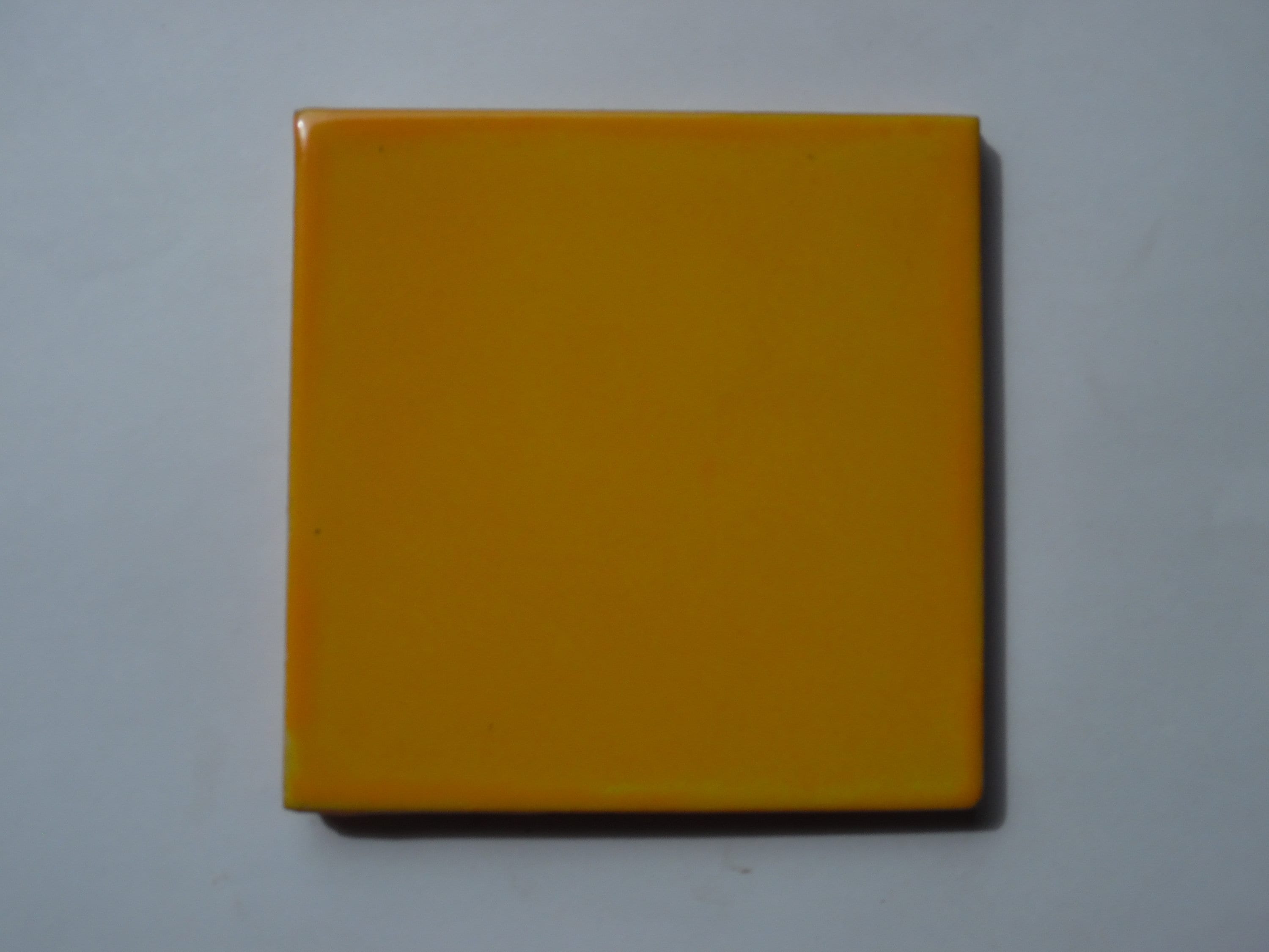 100 CERAMIC TILES Yellow Mexican Handmade Talavera Tile Backsplash ...