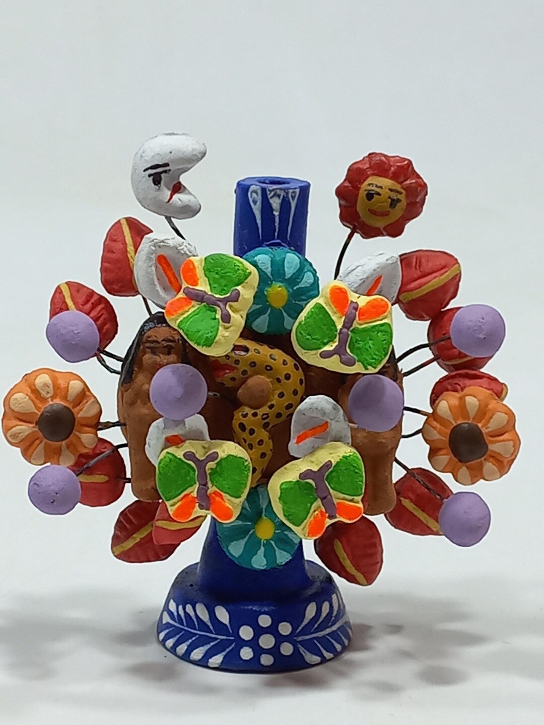 CLAY TREE of LIFE, 100% Handmade, Colorful Mexican Folk Art - Etsy