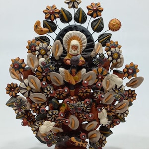 CLAY TREE of LIFE, 100% Handmade, Colorful Mexican Folk Art - Etsy