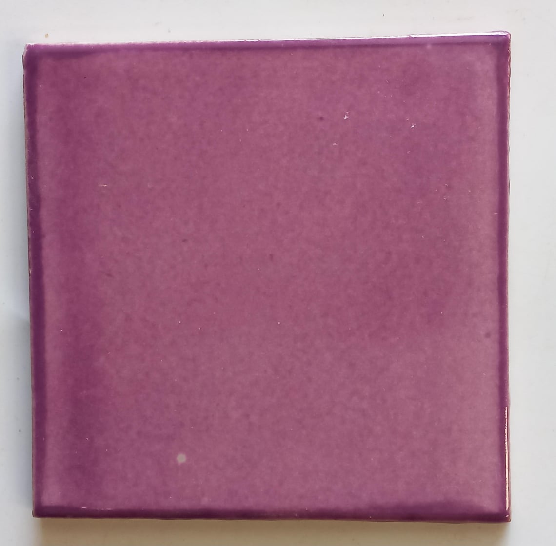 50 MIXED SOLID COLORS Assorted Colors Mexican Ceramic Tile Handmade ...