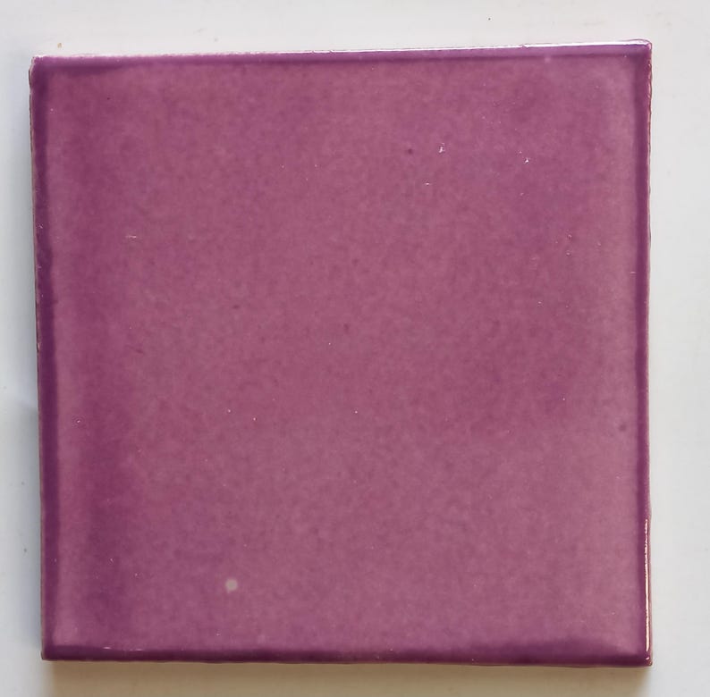 50 MIXED SOLID COLORS Assorted Colors Mexican Ceramic Tile Handmade ...