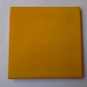 40 CERAMIC TILES 6" Yellow Mexican Tile, Handmade Talavera Backsplash ...