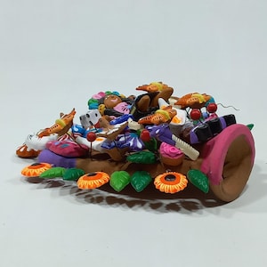 CLAY TREE of LIFE, 100% Handmade, Colorful Mexican Folk Art - Etsy