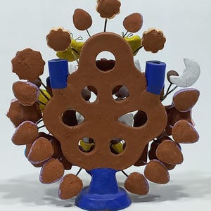 CLAY TREE of LIFE, 100% Handmade, Colorful Mexican Folk Art - Etsy