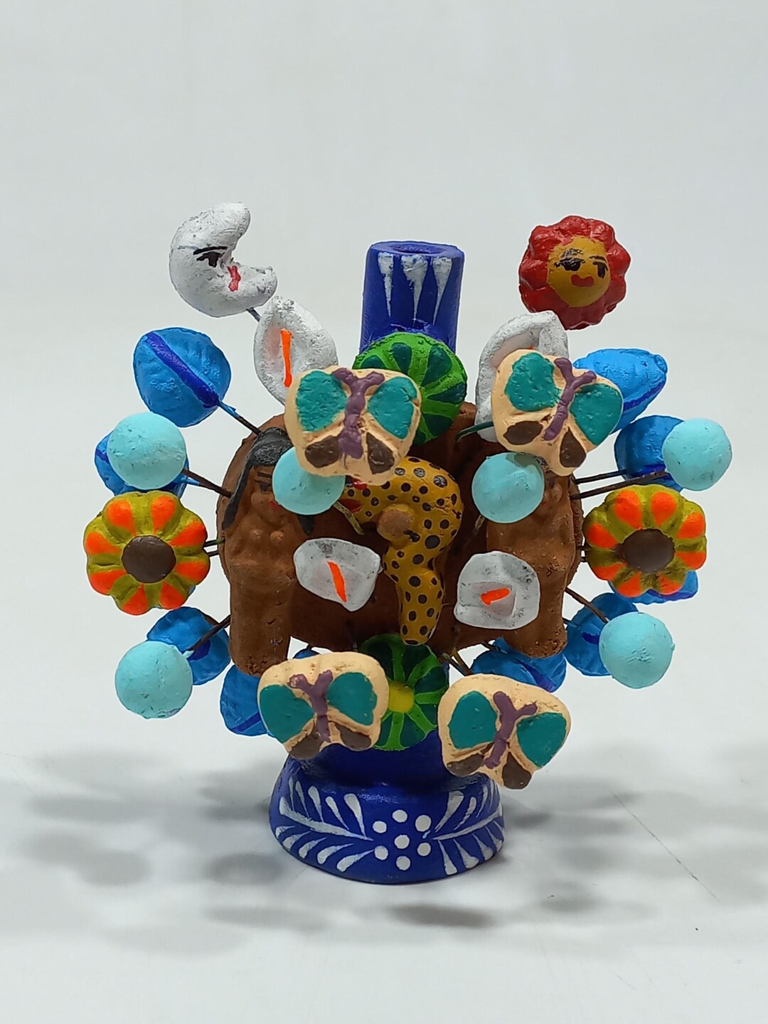 CLAY TREE of LIFE, 100% Handmade, Colorful Mexican Folk Art - Etsy